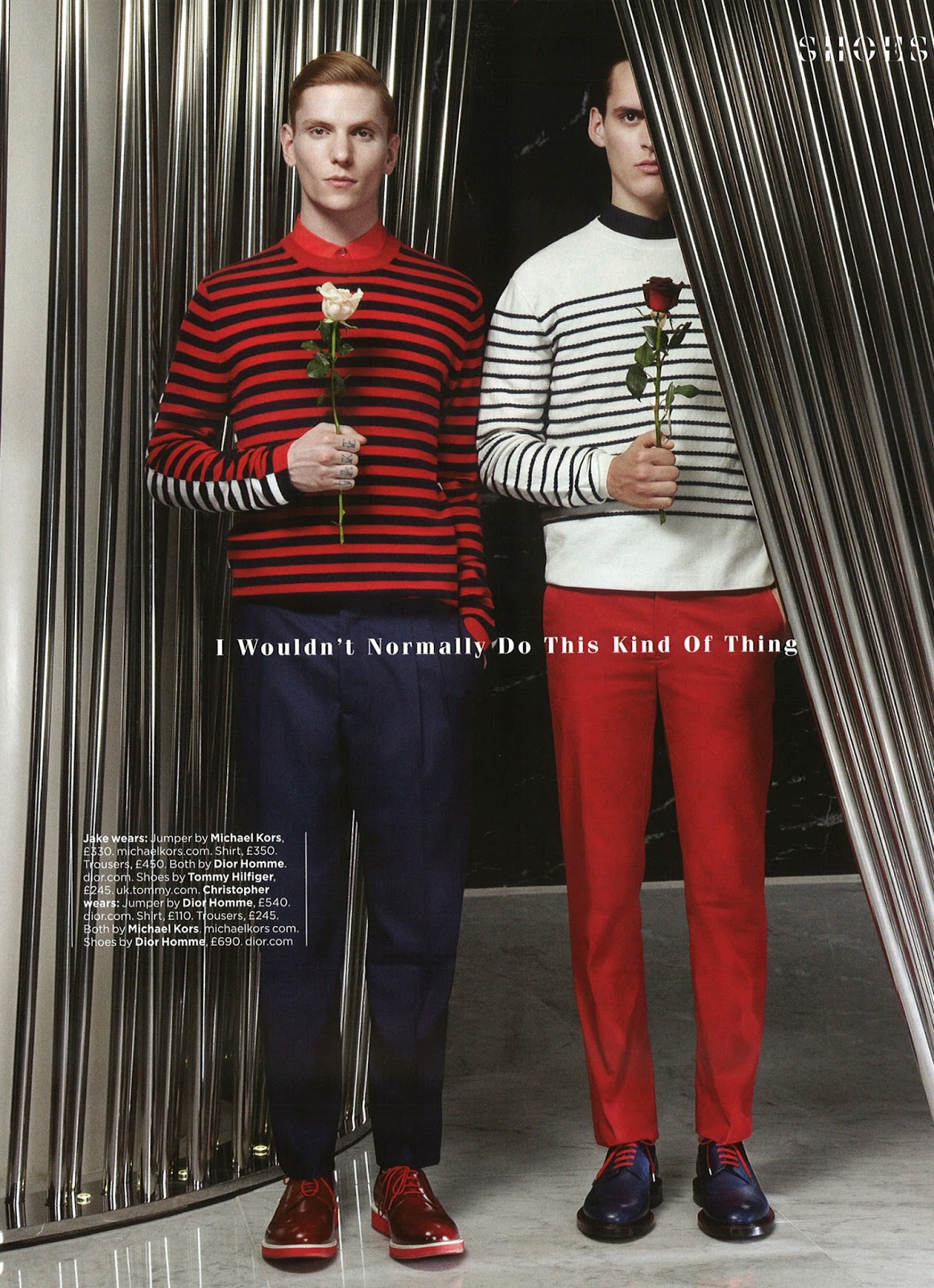 Bananas Models: Christopher Michaut for GQ British