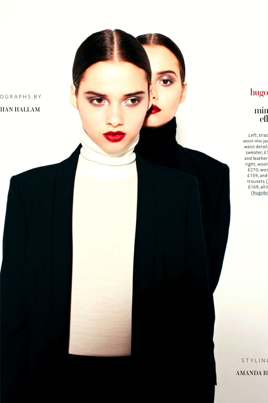 Anna & Sonya Kupriienko by Jonathan Hallam Magazine Photoshoot For ...