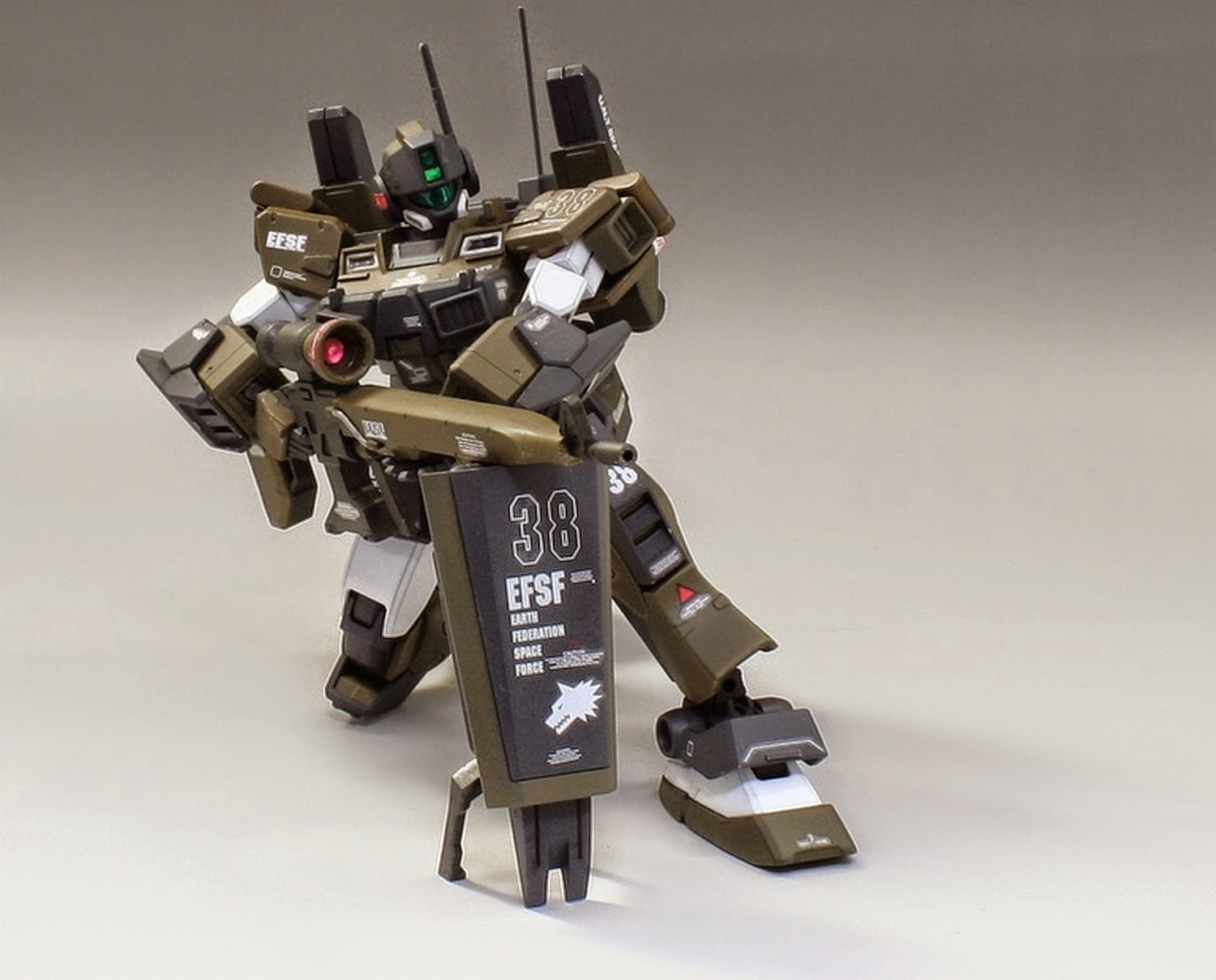 GUNDAM GUY: 1/144 GM Sniper Custom R38 - Customized Build