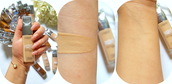 L´Oréal Paris - Perfect Match Foundation - Swatches & Review 29 Nuancen ...