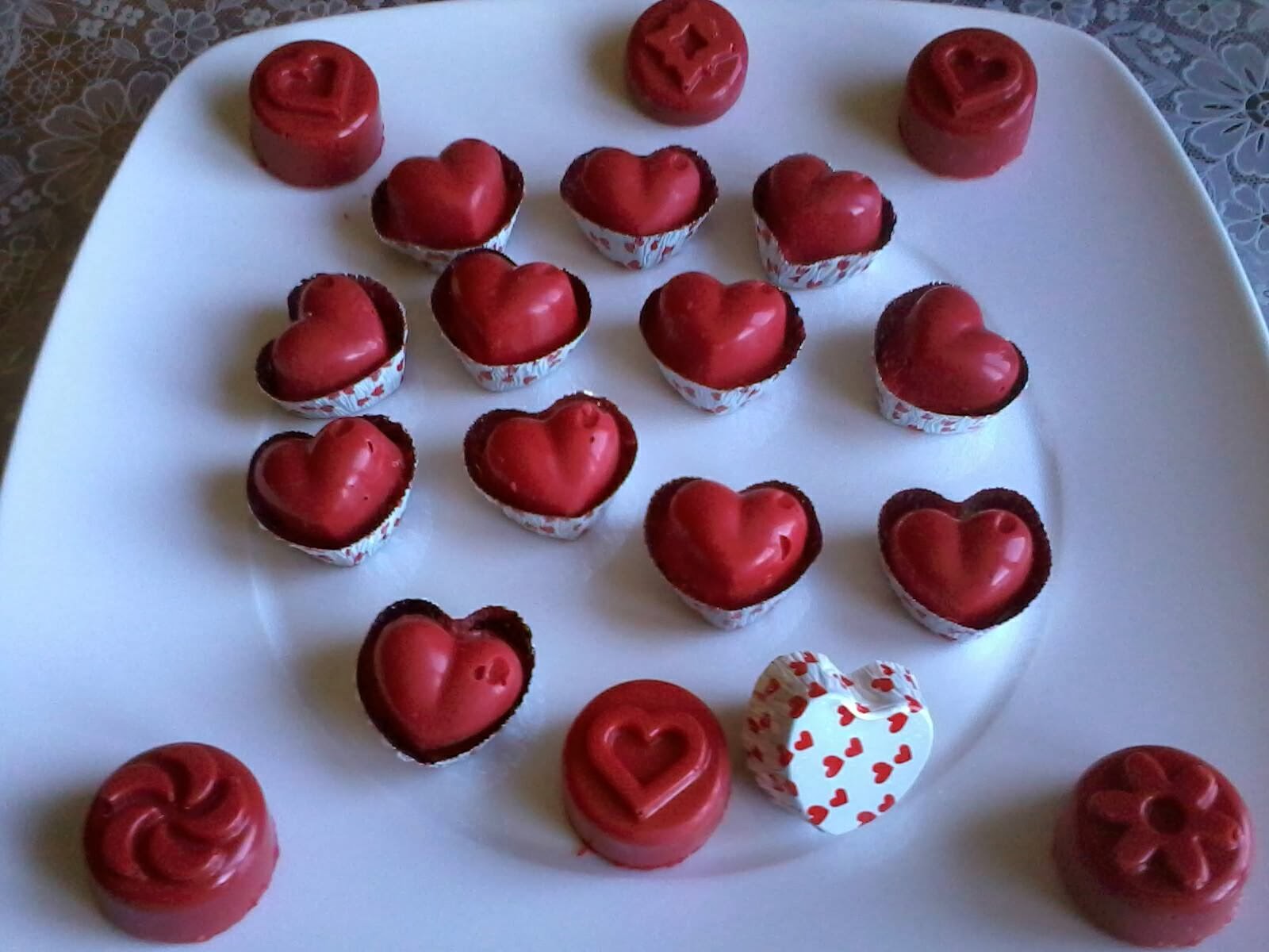 MILPASTELITOS: Los bombones de los enamorados