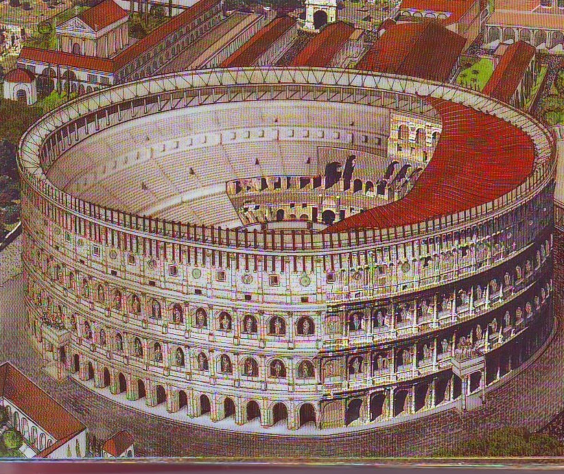 I promessi viaggi: Ricostruzione del Colosseo dell'età imperiale