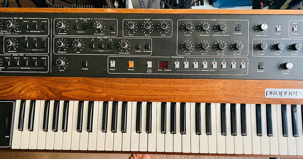 MATRIXSYNTH: Sequential Circuits Prophet 5 Rev3.2 Analog Synthesizer SN ...