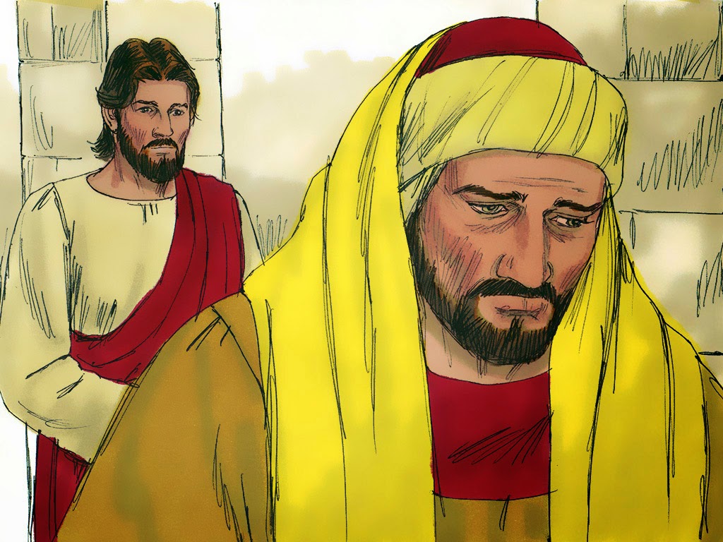 "Minha Herança": * "Jesus conversa com um jovem rico"