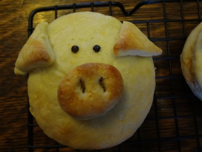 Learning Knowledge to Make Pizza: Pig Face Pizzas