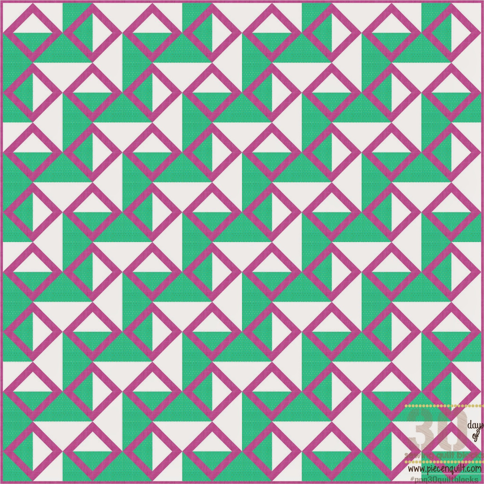 Piece N Quilt: How to: Linking Blocks Quilt Block Tutorial - 30 Days of ...