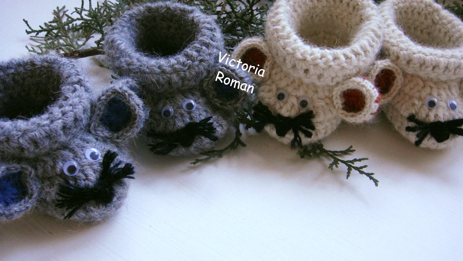 Lucru de mana crosetat, tricotat: Botosei crosetati