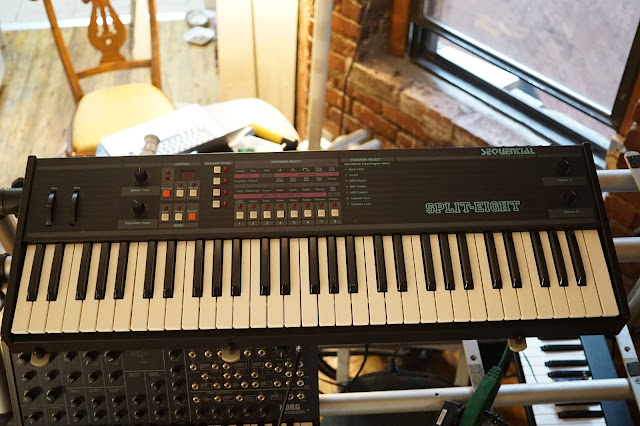 MATRIXSYNTH: Sequential Circuits Split 8 Analog Poly Synth SN 12155