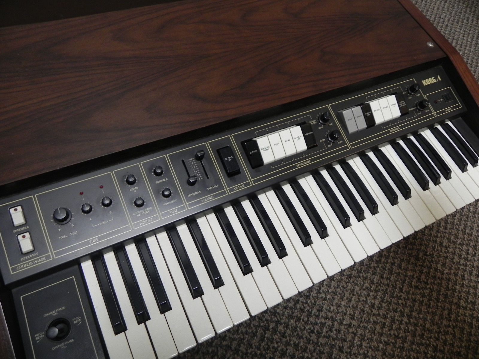 MATRIXSYNTH: Korg ES-50 Lambda Polyphonic Analog Synthesizer SN 234858