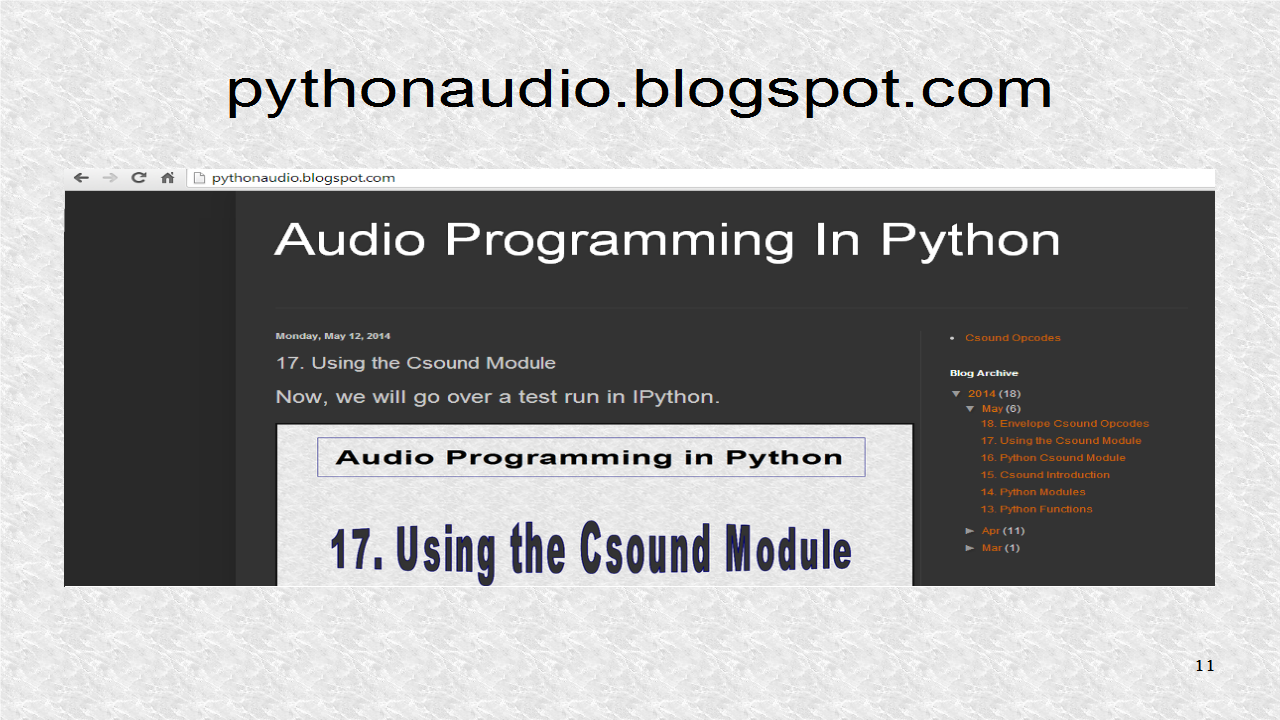Audio Programming In Python: 22. Phase Modulation