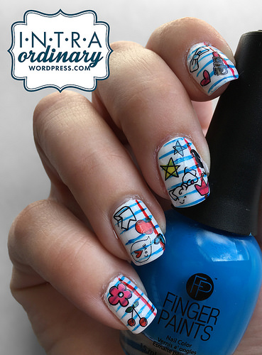 Doodle Nail Art Designs | Back To School