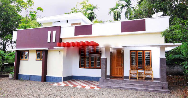 2 Bedroom Cute Low Cost Effective Kerala Dream Home in 1050 Sq Ft with ...