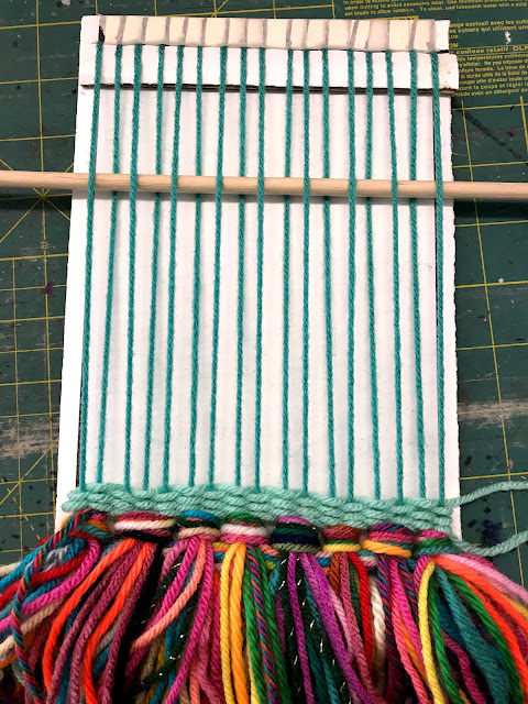 Paintbrush Rocket: 6th Grade - Weaving with Rya Knots