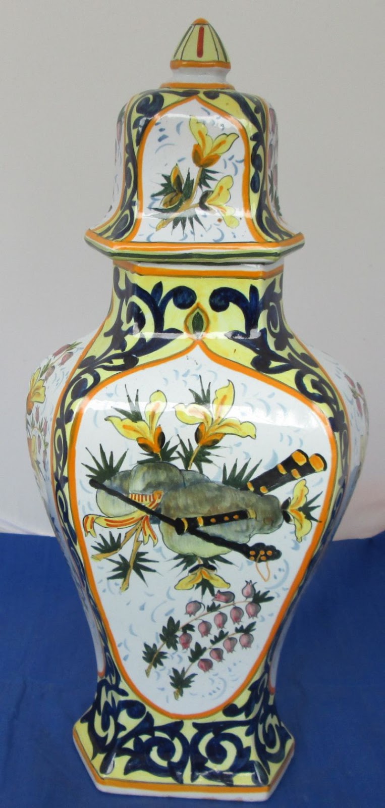 HB Quimper Vase, circa 1930 - SOLD