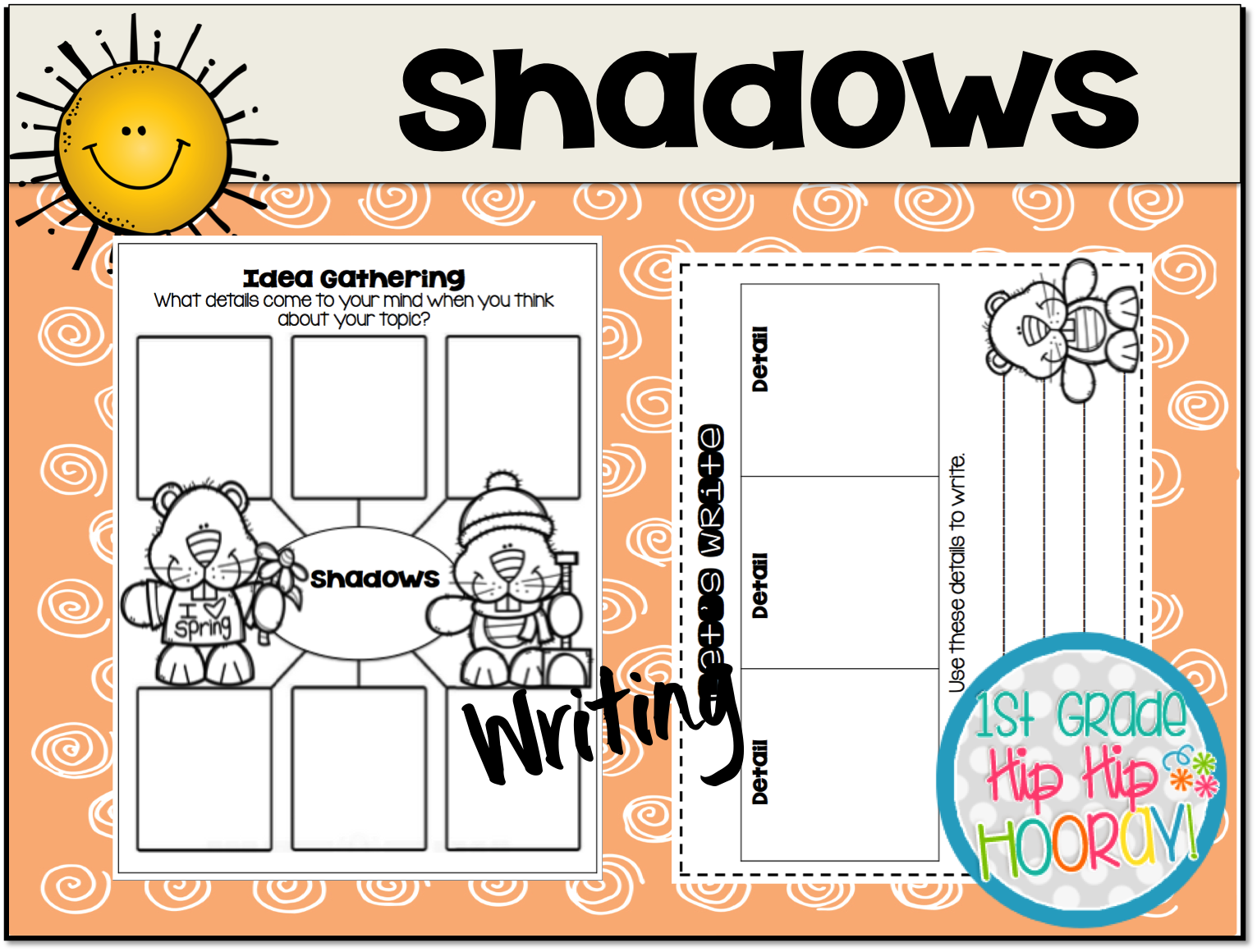 1st Grade Hip Hip Hooray!: Shadows...Mr. Groundhog