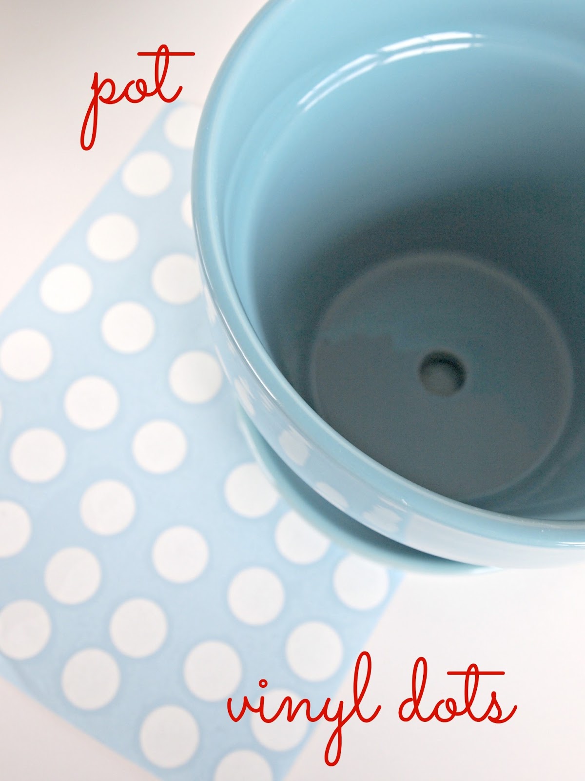 Make Your Own Polka Dot Pot {tutorial} #lilylove