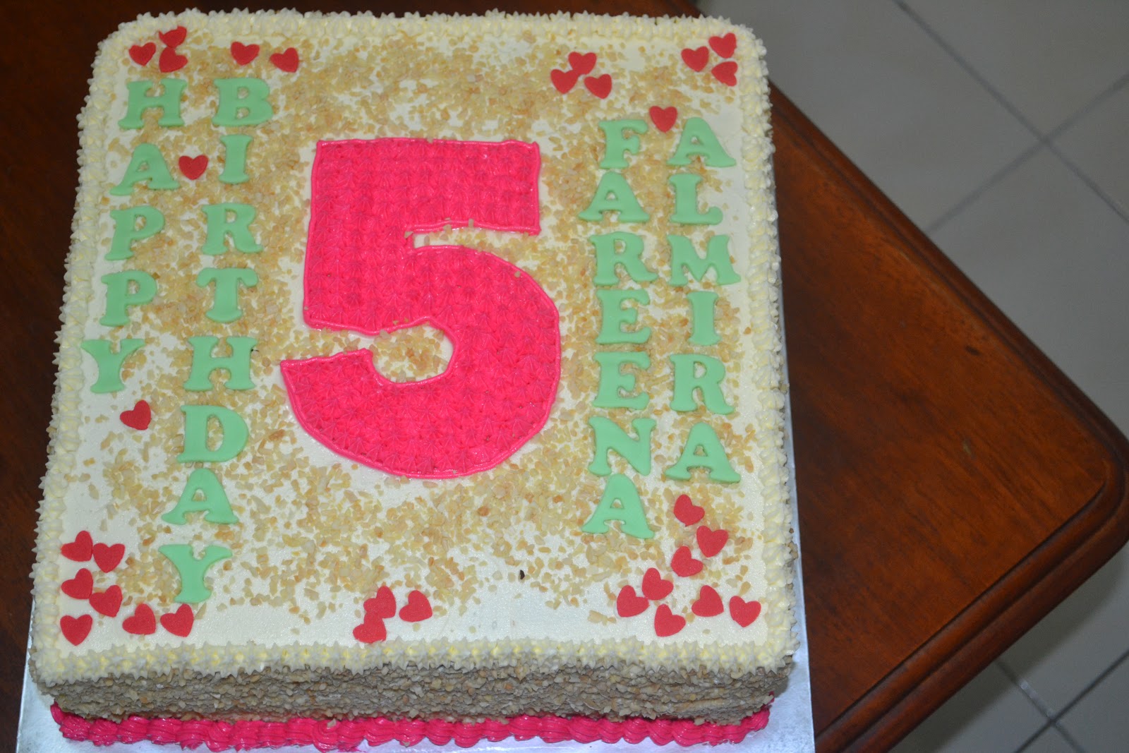 Cakes, Cakes N more: Fareena Almira's 5th birthday