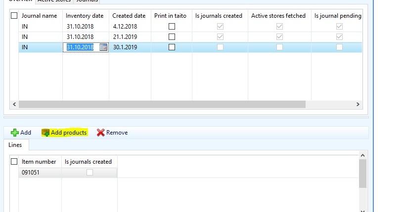 AX Technical: Add products button functionality in custom form in AX 2012