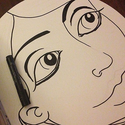 Tessie Girl: Drawing around in circles