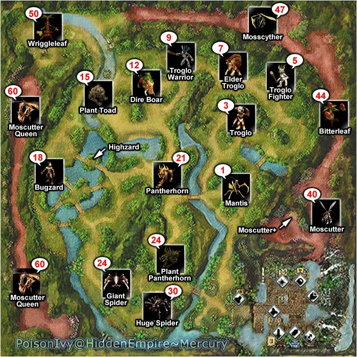 tudo sobre cabal: Mapa Floresta do Desespero