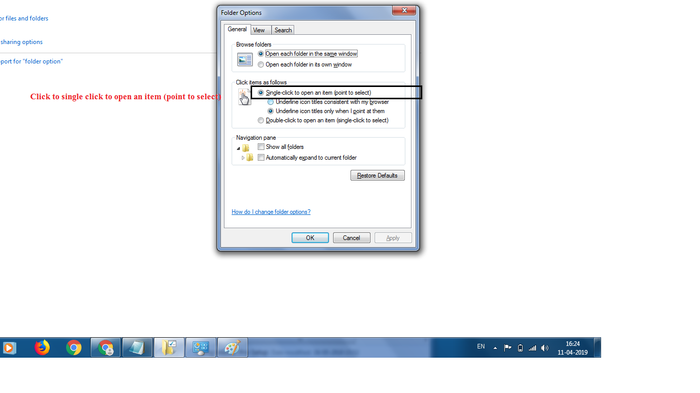 How to Change Double Click to Single click on Windows Free Live With ...