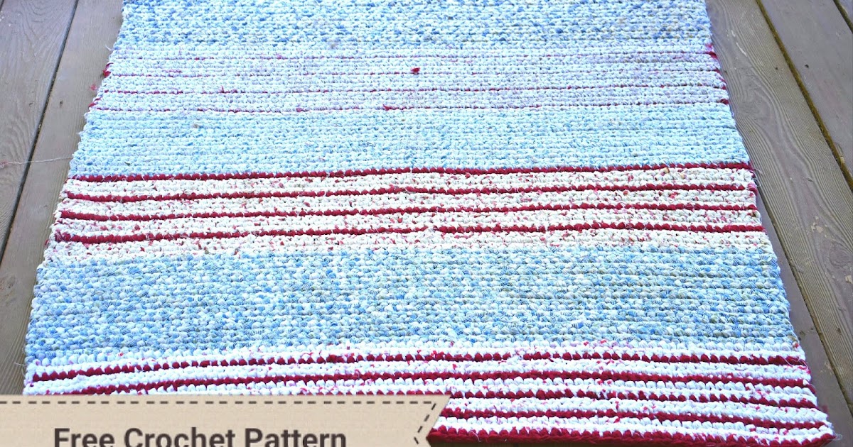 Rectangle Rag Rug for entryway 18 inches by 30 inches