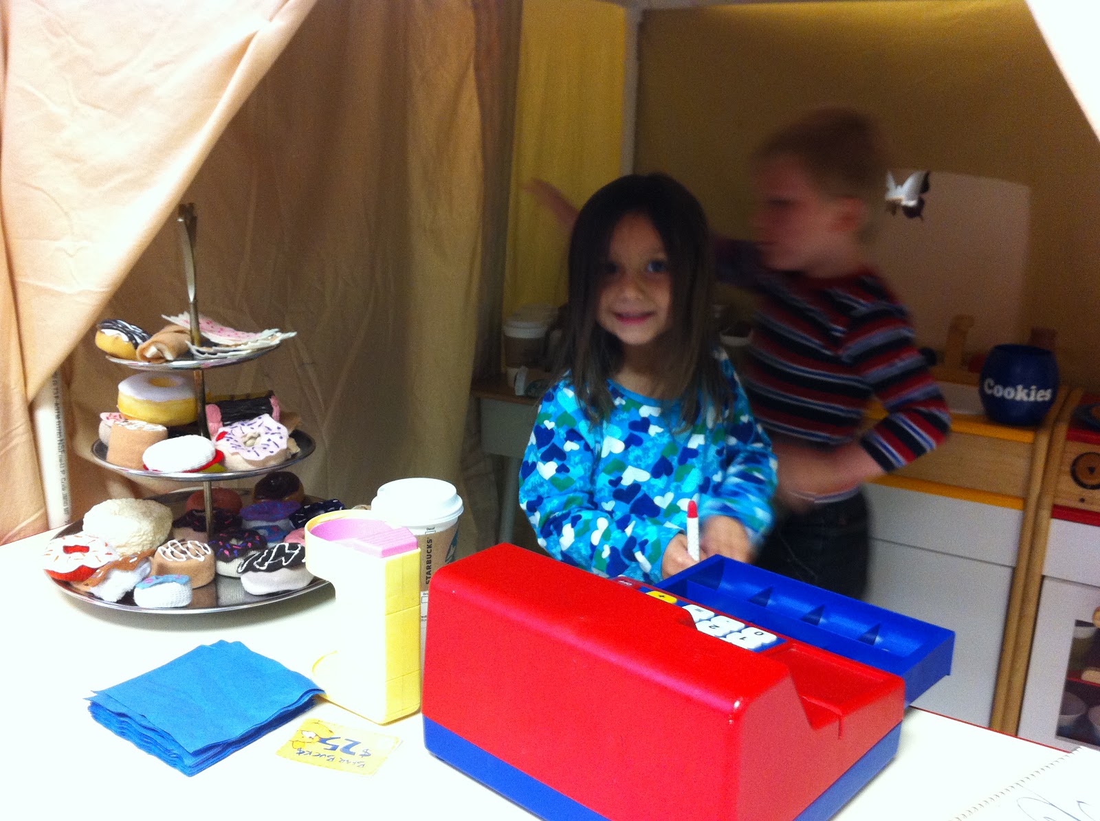 Kiddos, Crayons, and Caffeine!: Coffee Shop Dramatic Play area
