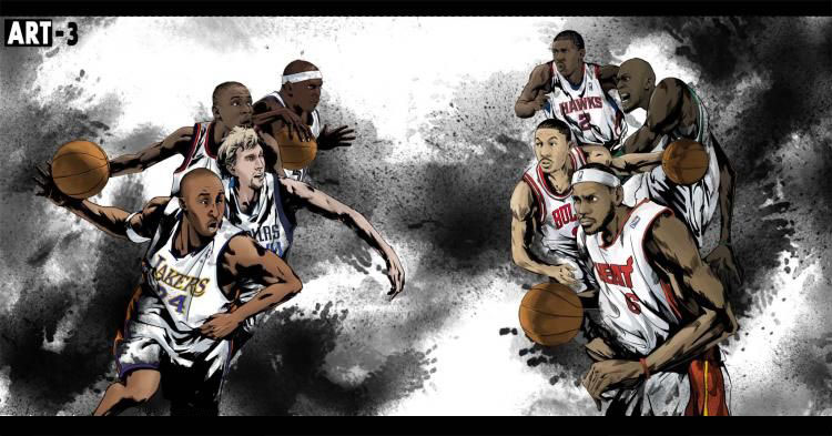 Marvel NBA - Cool Comics: NBA all star 2012 marvel
