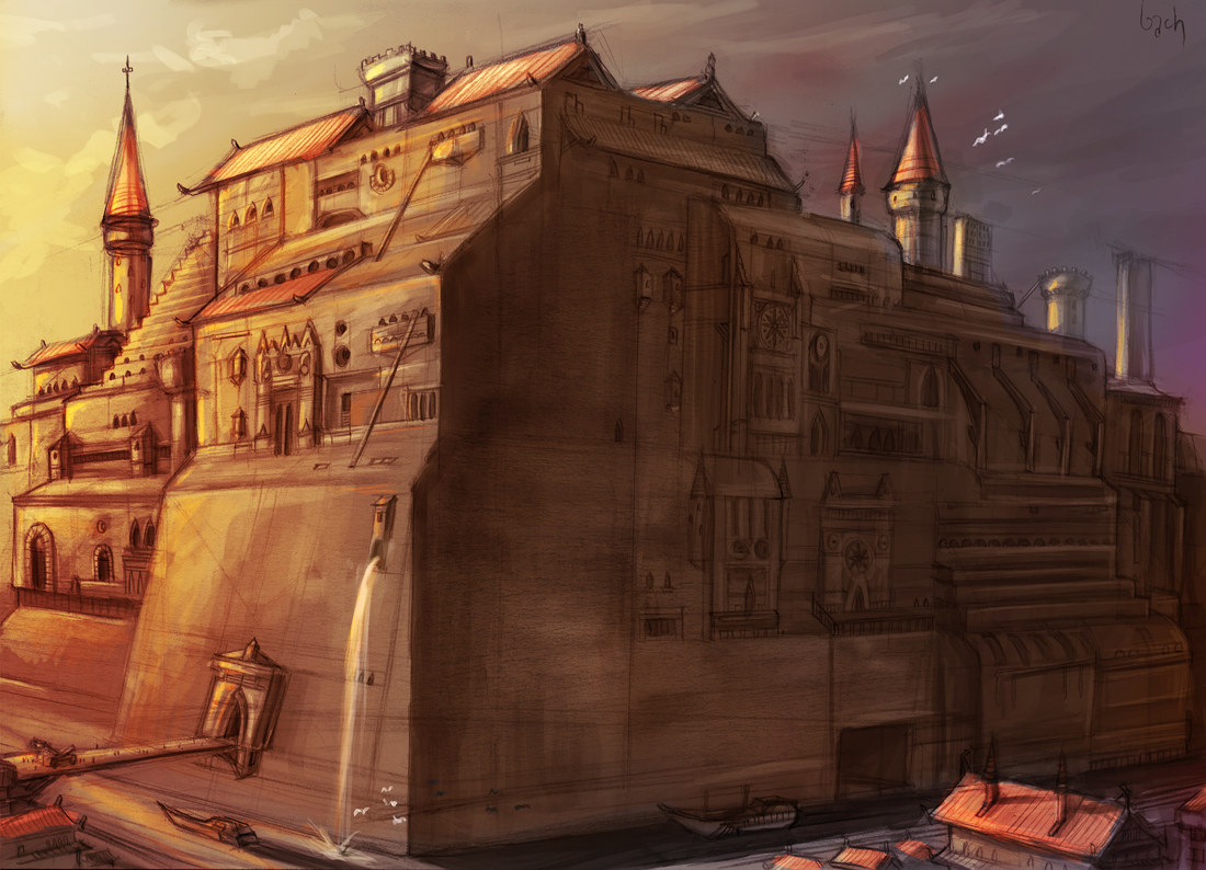 benjamin bach: Design, rendering and perspective-week