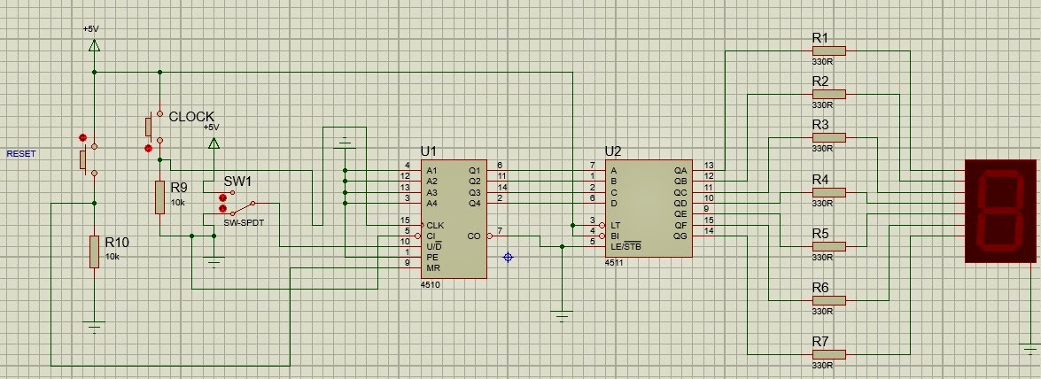 ArduinoEletrônica: Pratica com contador binário CI4510