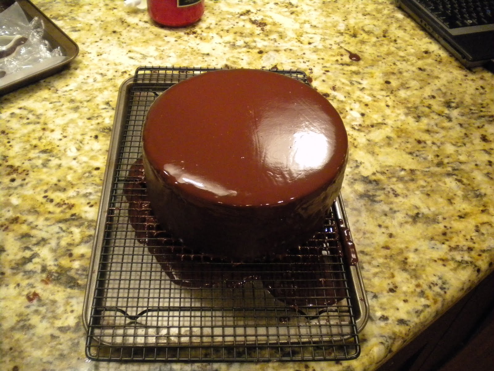 Step by Step Gourmet: Spiced Chocolate Torte Wrapped in Chocolate Ribbons