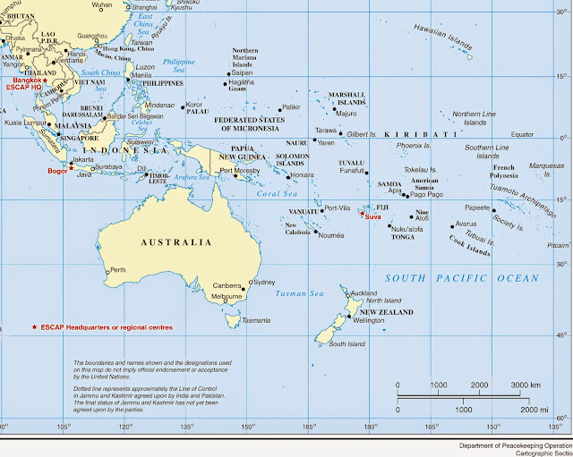 LHS Pacific Islander Student Union: PACIFIC ISLAND MAP