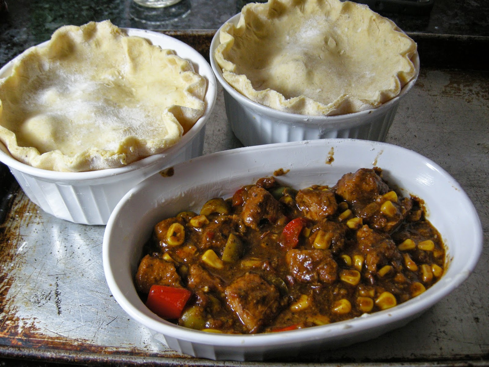 Kitchens Are Monkey Business: Rosie Makes Her Pig Pie.