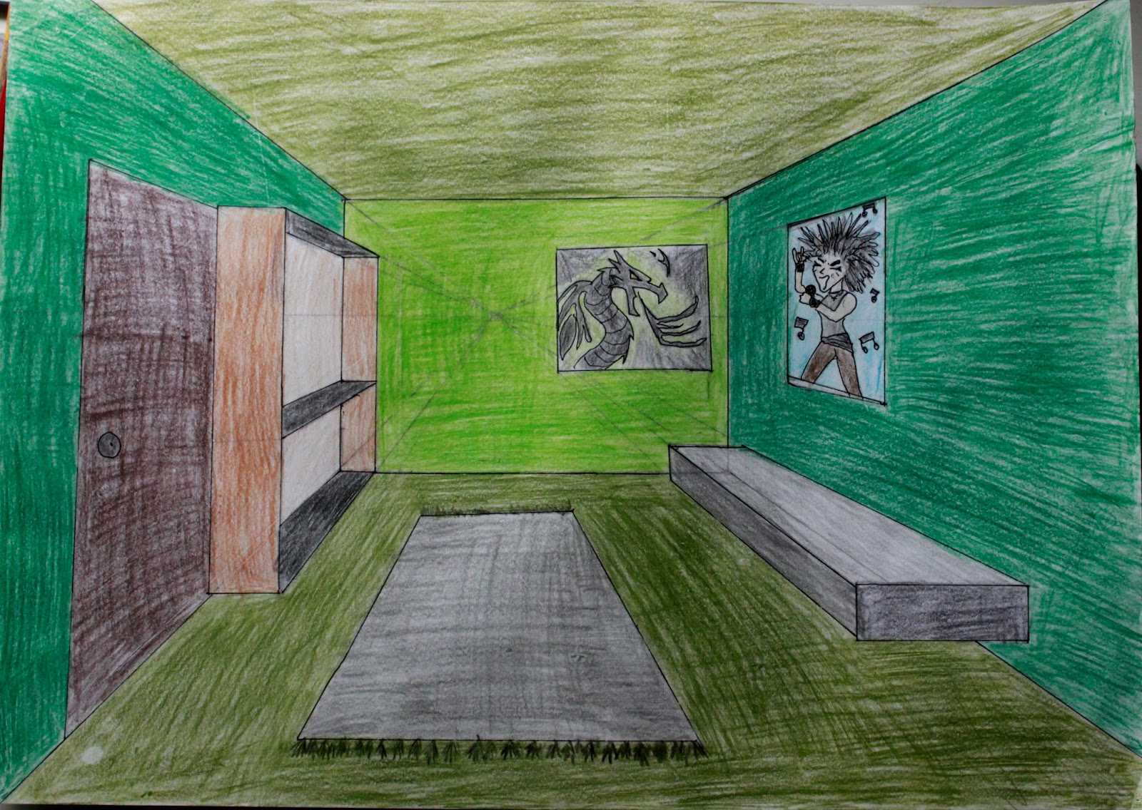 käSIGNtehtyä: Yhden pakopisteen perspektiivi, huone