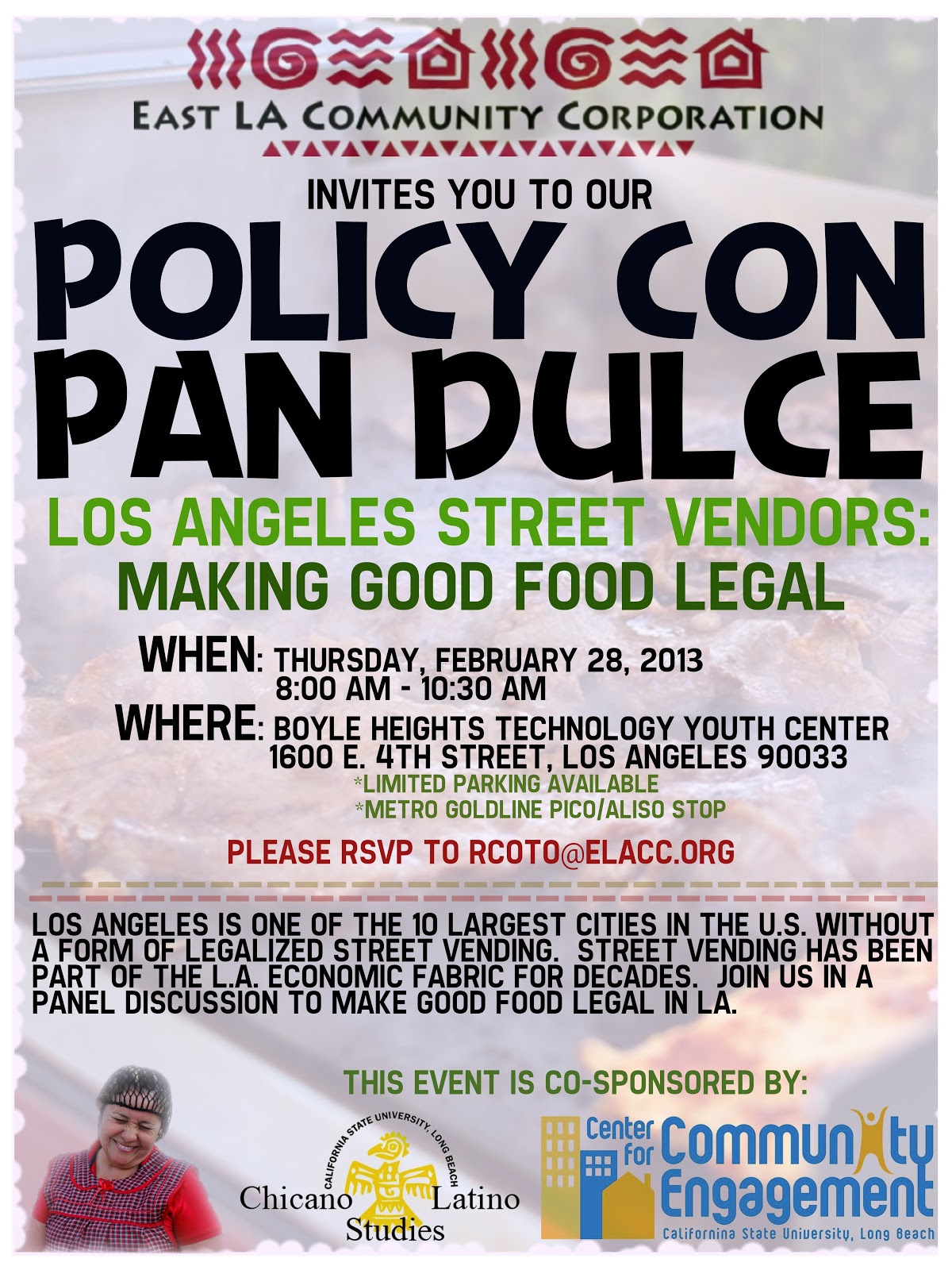 The Los Angeles Street Vendor Campaign Policy Con Pan Dulce February 28th