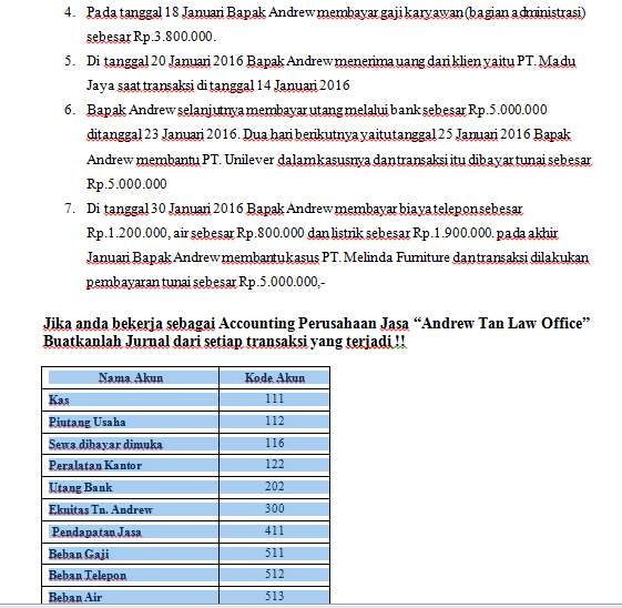 TUGAS 1 AKUNTANSI DASAR ENTRY JOURNAL