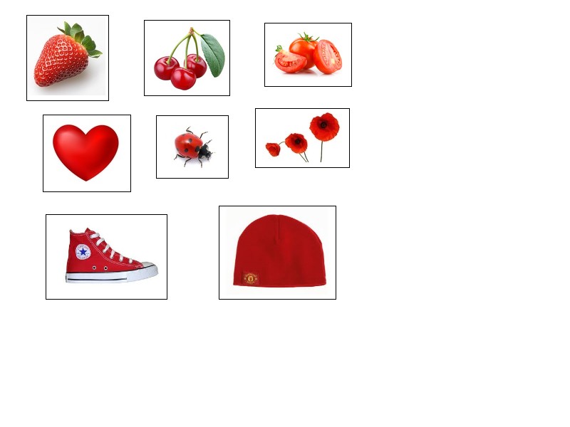 La maternelle à la maison: La couleur rouge