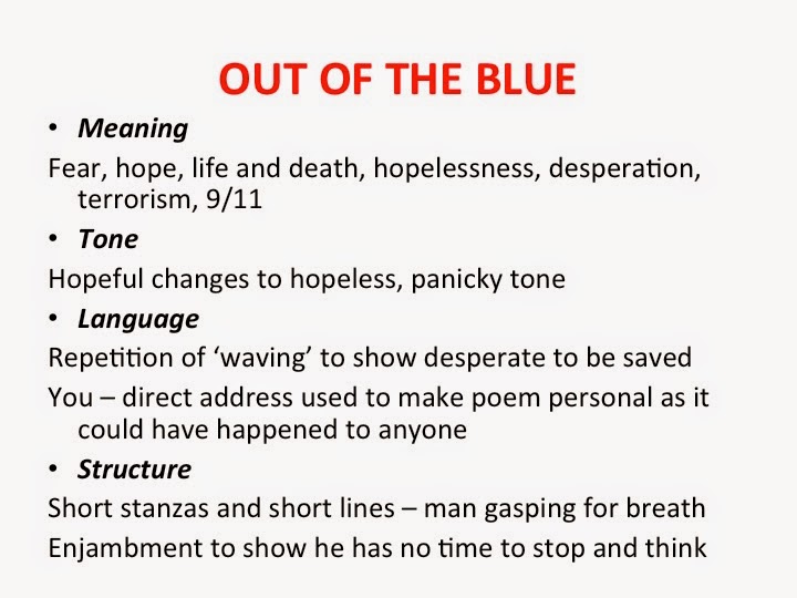 Mrs B's GCSE English Blog: Quick Recap of Conflict Poems