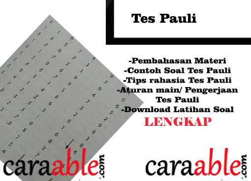 Contoh Soal Psikotes Koran Pauli Kraepelin Pdf - Soal-Pilihan