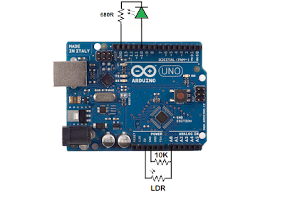 Arduino transistor switch ligt bulb - naaworlds