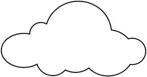 Molde de nuvem - Ver e Fazer