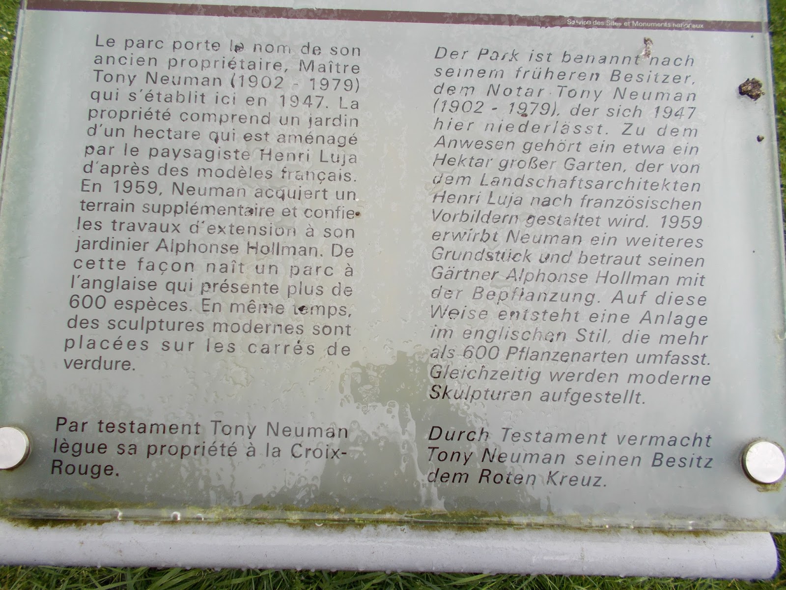 Gudde Moien zu Lëtzebuerg: Park Tony Neuman, Limpertsberg