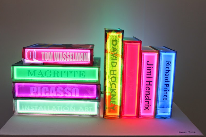 The Frivolous Bibliophile: Airan Kang's Neon Light Books