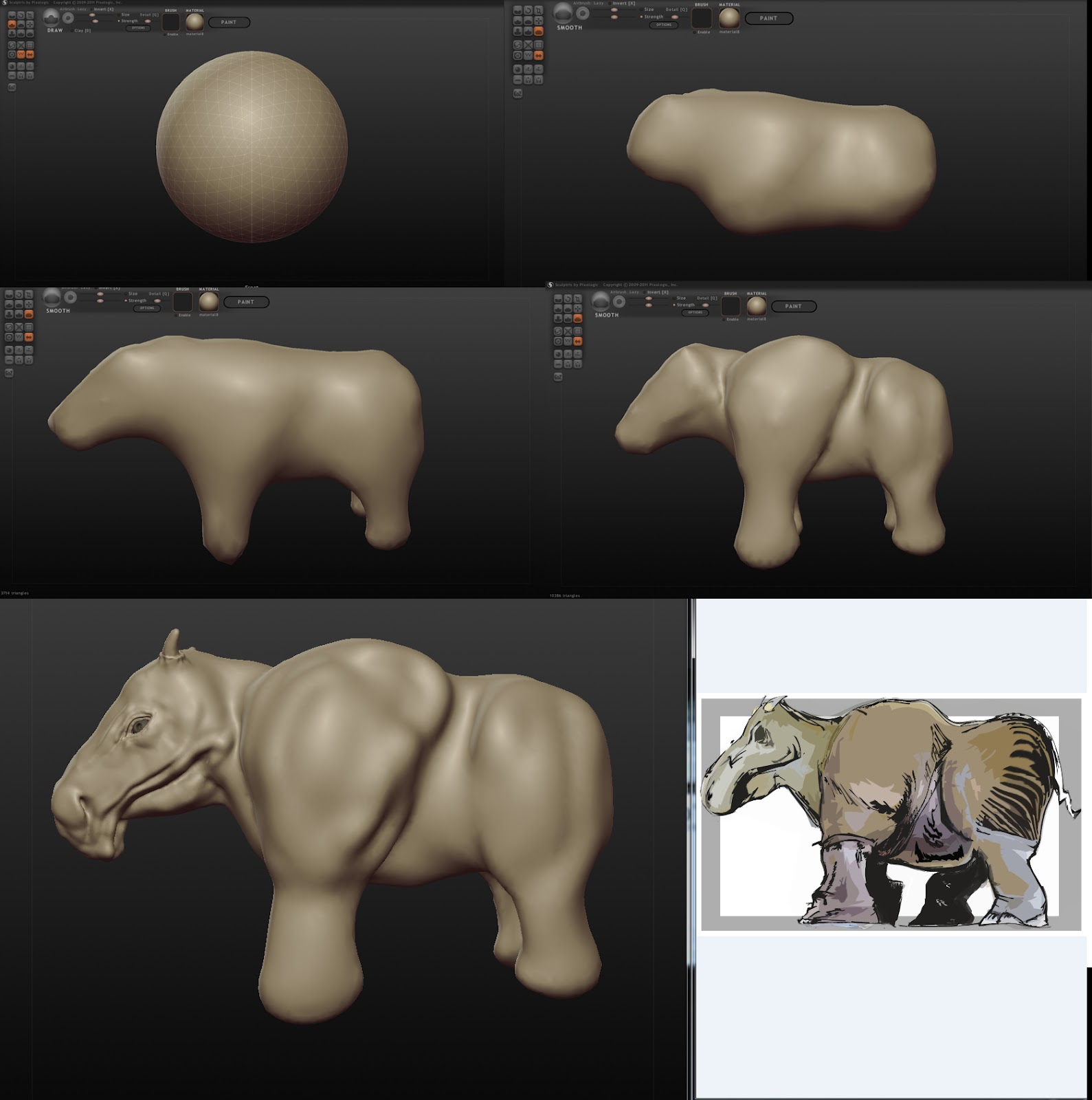 The Forgotten: jumping into Sculptris Alpha 6