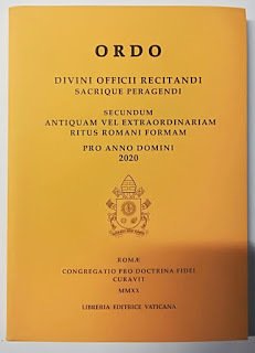 RORATE CÆLI: Vatican Publishing House releases Ordo for the Traditional ...