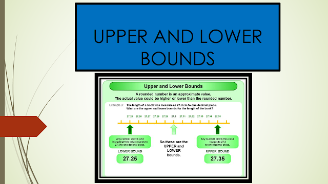 Math 10: CHAPTER-6 : UPPER AND LOWER BOUNDS