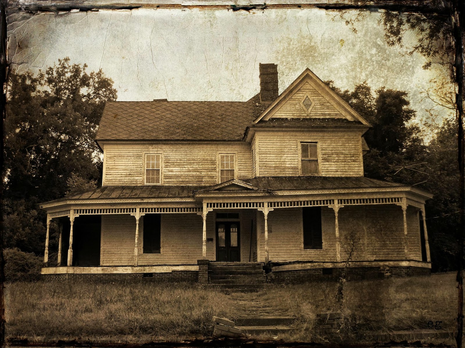 the last door down the hall: Digital Photograph - The Old House