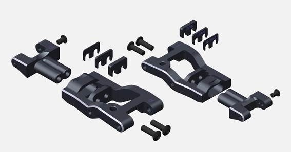 Team Yokomo Malaysia Blog: Aluminum adjustable rear H arm kit for YD-2/YD-4