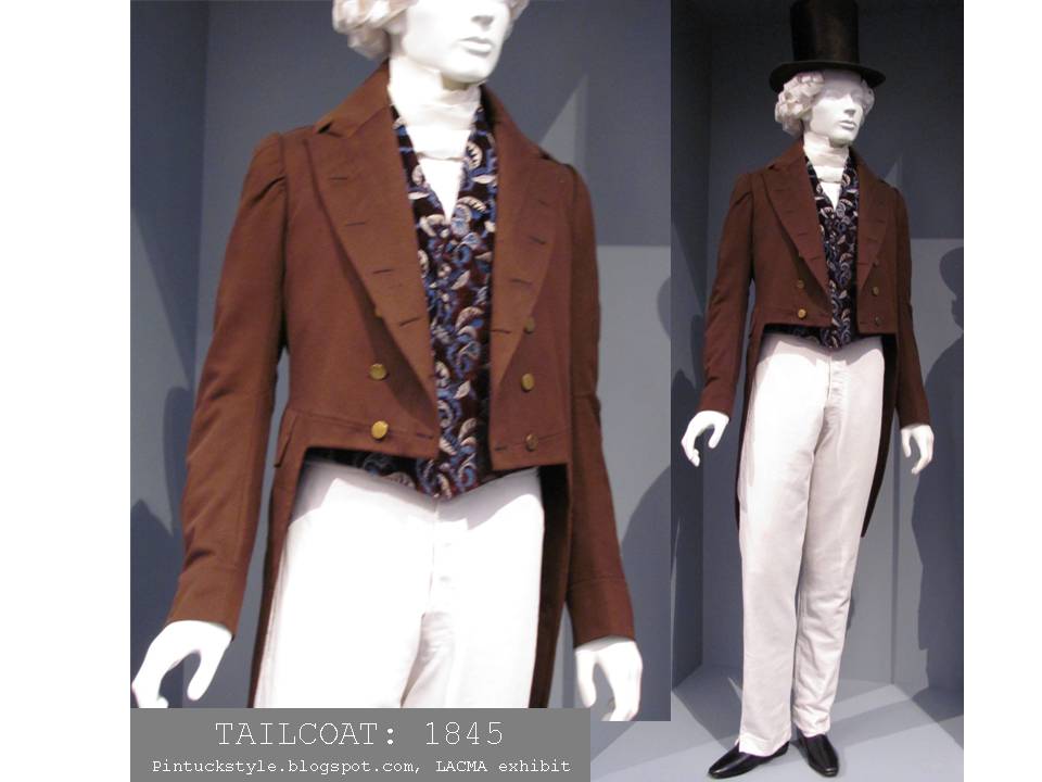 Pintucks: Menswear and Dandys: 19th century Tailored Suits as Inspiration