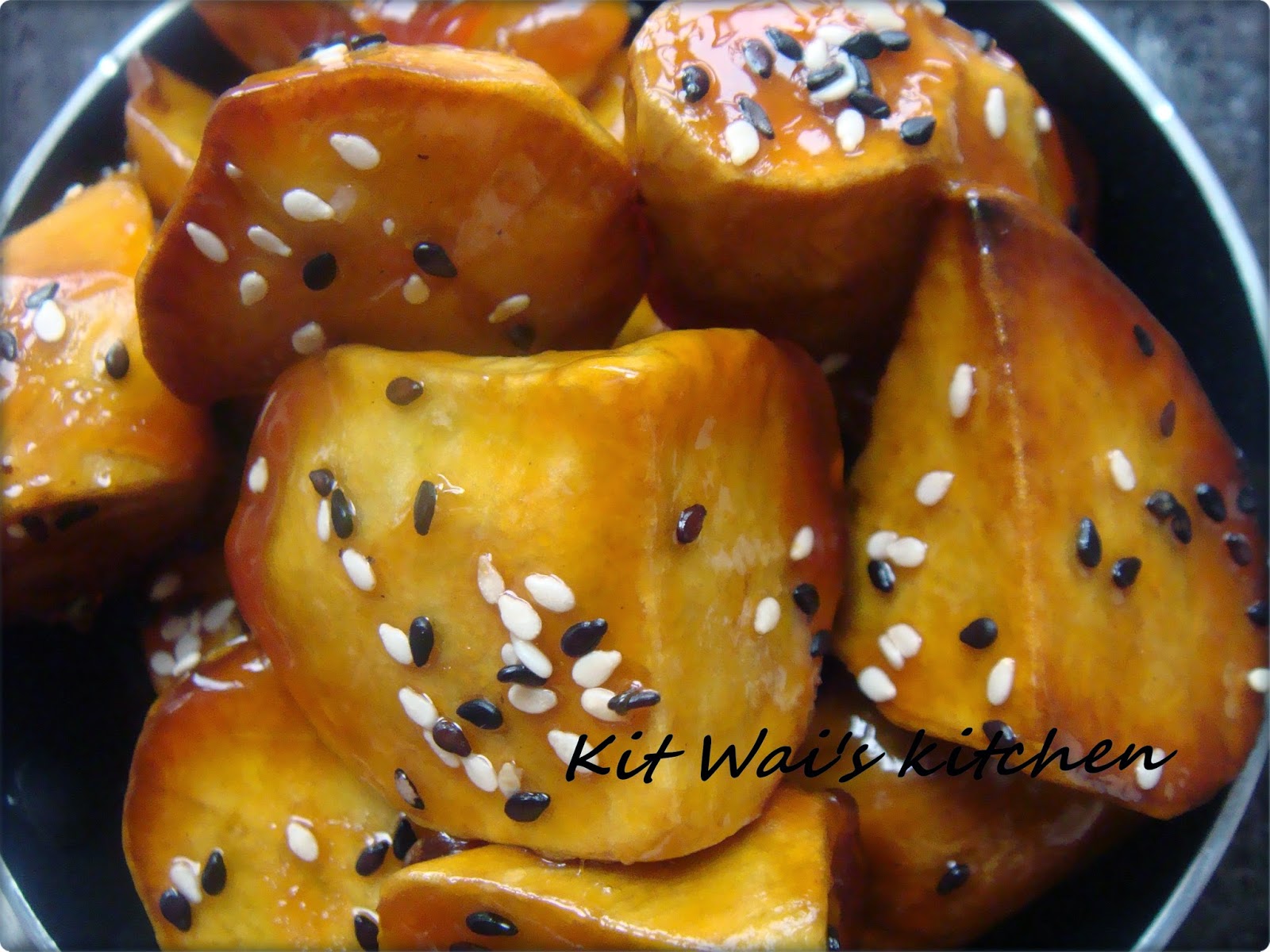 Kit Wai's kitchen : 韩式糖浆甘薯 ~ Korean Candied Sweet Potato / Matang ( 마탕 )